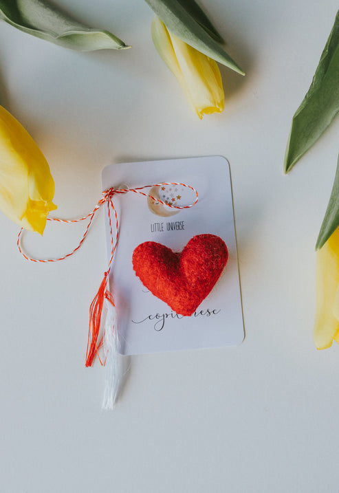 Martisor handmade "Inima de copil" | Carusel handmade "Safari"